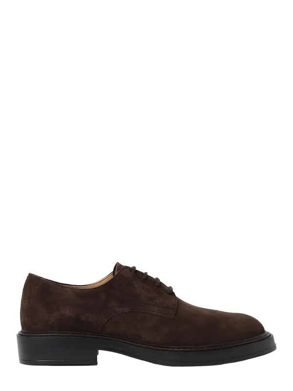 TOD'S Derby Shoes In Suede - Dark