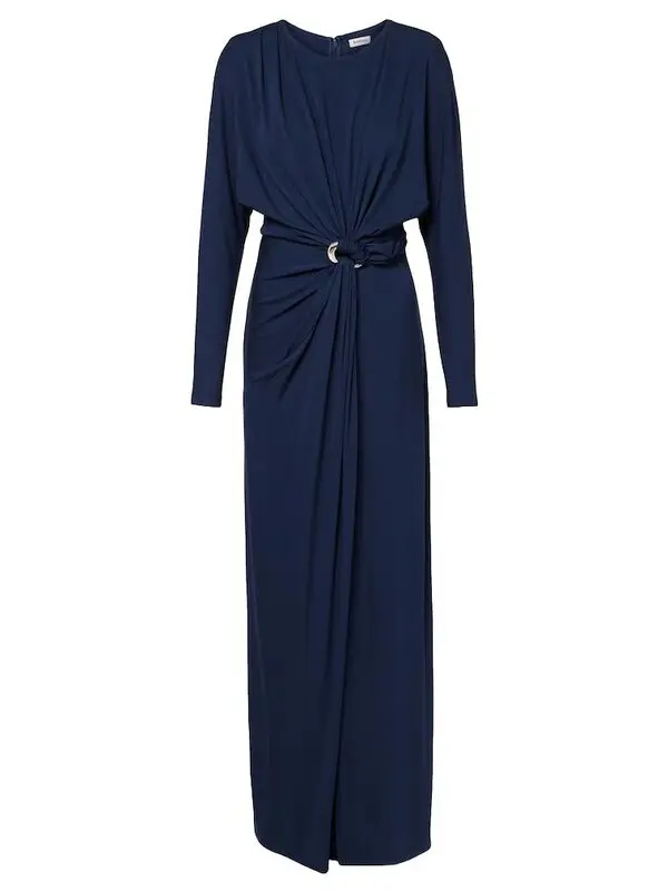 Simkhai Maisie Gathered Maxi Dress - Blue