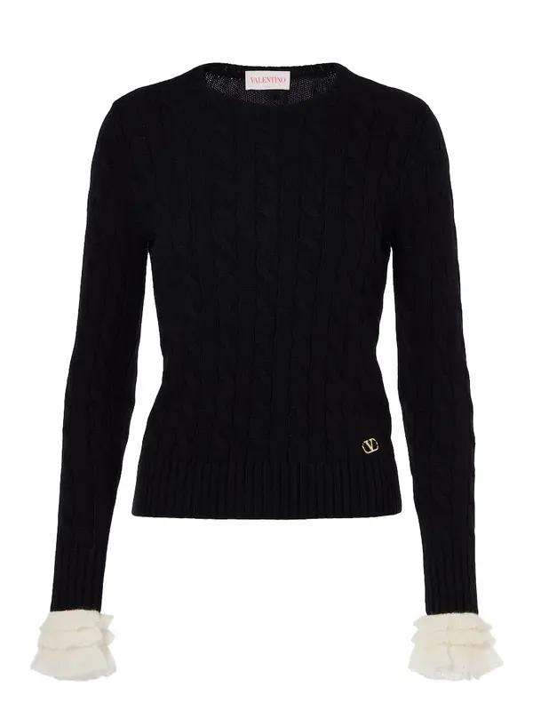 Valentino Garavani Cashmere Sweater - Black