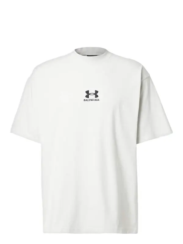 Balenciaga X Under Armour® Cotton Jersey T-shirt - White