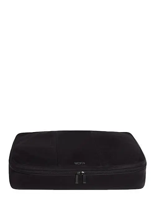 Tumi Large Logo-embroidered Woven Packing Cube - Black