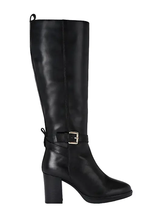 Kurt Geiger Sage Knee-high Leather Boots - Black