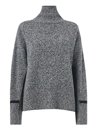 Whistles Fleck Turtleneck Wool Jumper - Multi-coloured