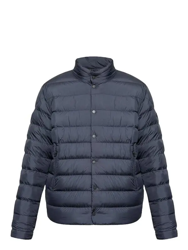 Moncler Jacket With Press-stud Fastening - Blue