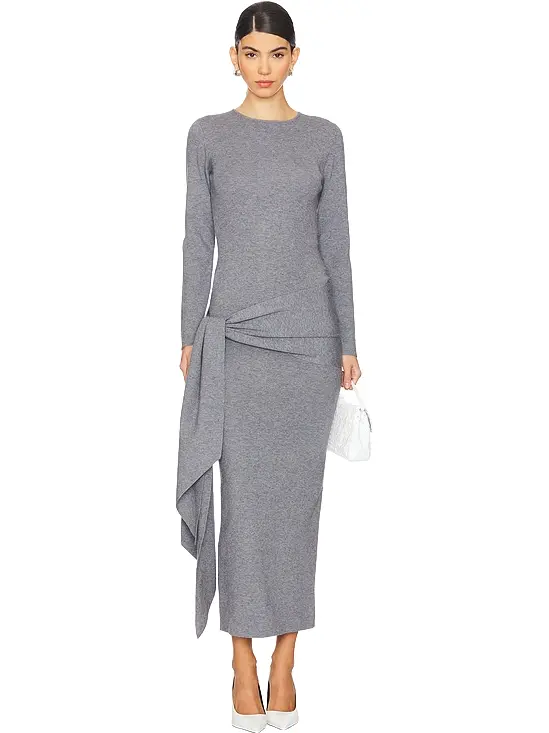 Line & Dot Alira Dress - Grey