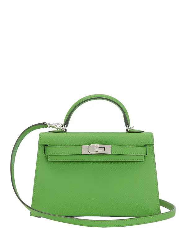 Hermès Epsom Kelly 20 Handbag - Vert Yucca