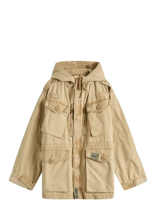 NEIGHBORHOOD Ripstop Smock Jacket - Beige