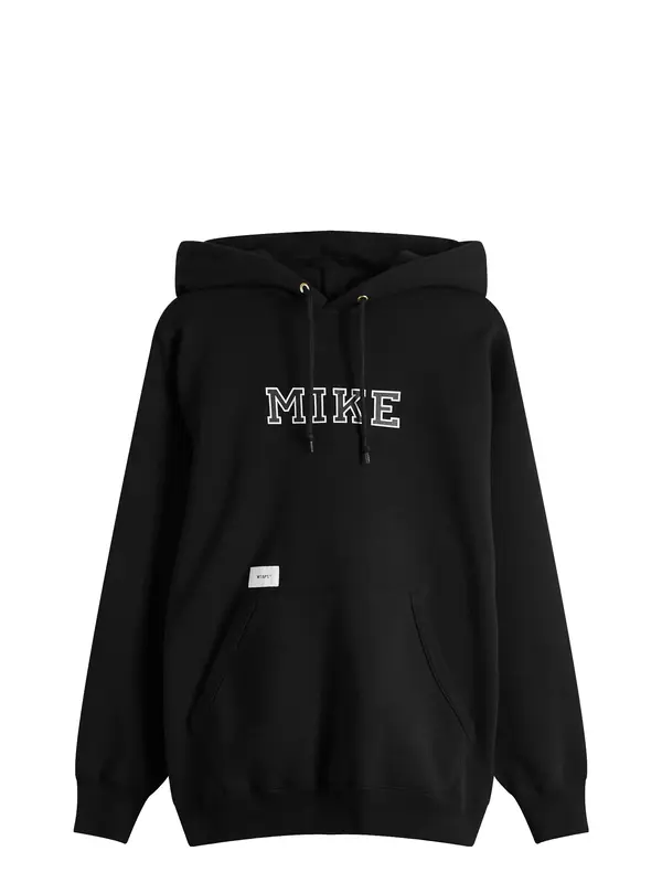 WTAPS 19 Phonetic Print Hoodie - Black