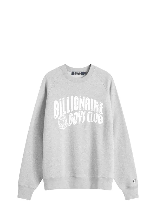 BILLIONAIRE BOYS CLUB Arch Logo Sweatshirt - Heather Grey