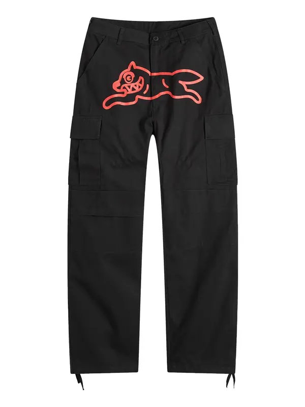 ICECREAM Running Dog Cargo Pant - Black