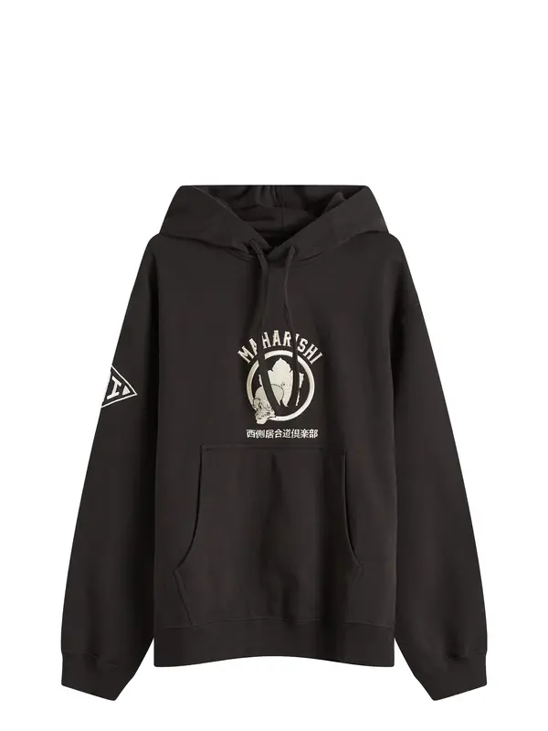 MAHARISHI Kamon Embroidered Hoodie - Black