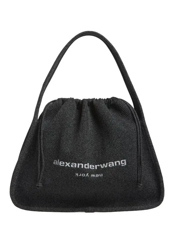 Alexander Wang Large Ryan Shoulder Bag - Reflective Charcoal