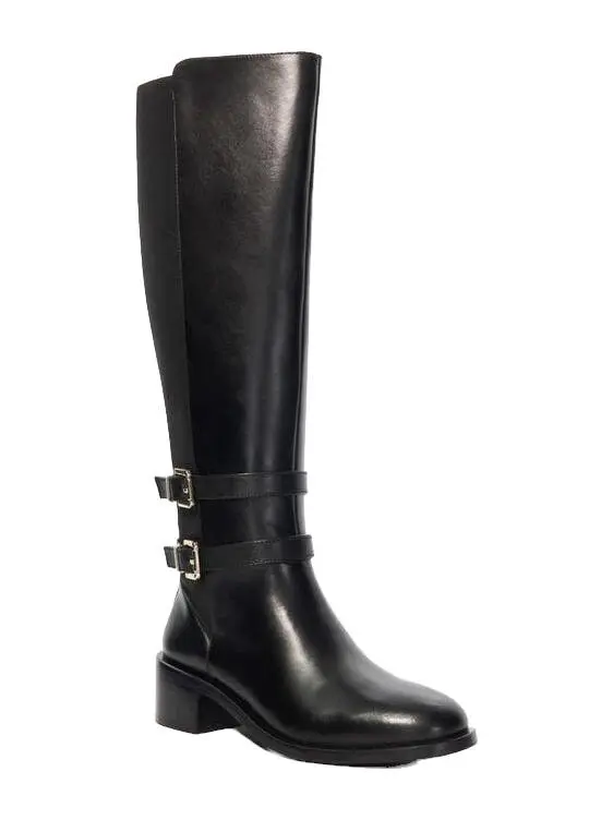 Dune London Tatter Knee High Boot - Black