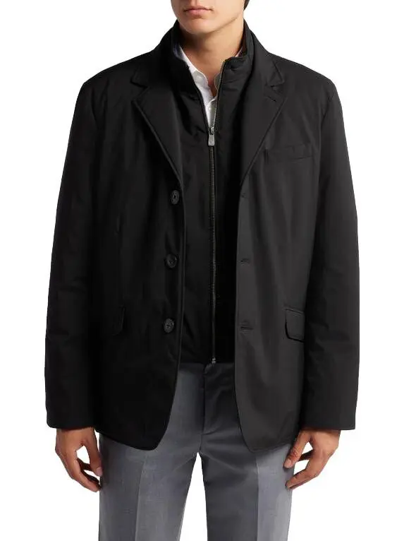 Hart Schaffner Marx Summit Waterproof Jacket With Removable Bib - Black