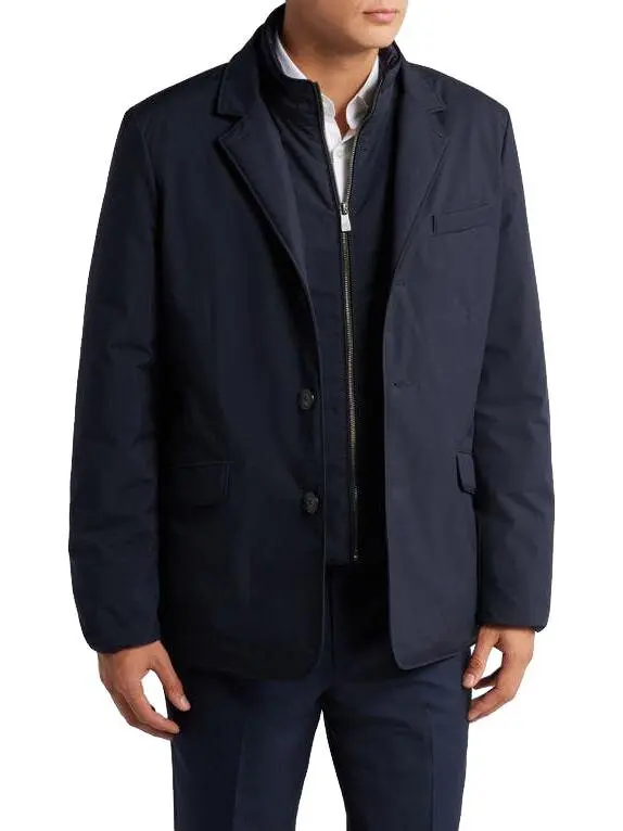 Hart Schaffner Marx Summit Waterproof Jacket With Removable Bib - Navy