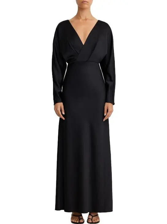 Significant Other Lucile Long Sleeve Gown - Black