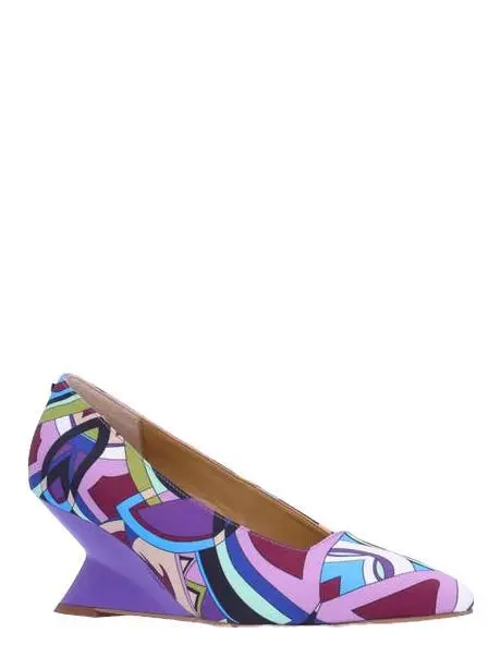 J. Reneé Anisha Pointed Toe Pumps - Purple/blue/green/black