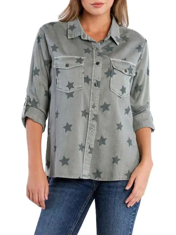 BILLY T Button-up Shirt - Big Army Star