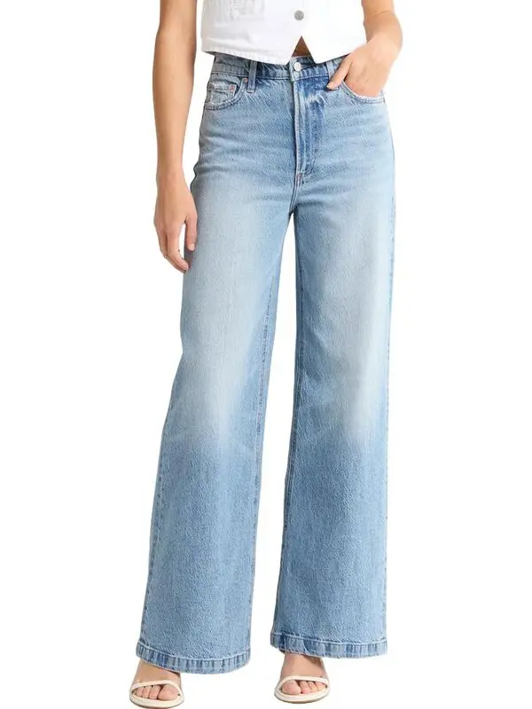 PISTOLA Lana High-waist Wide-leg Jeans - Break