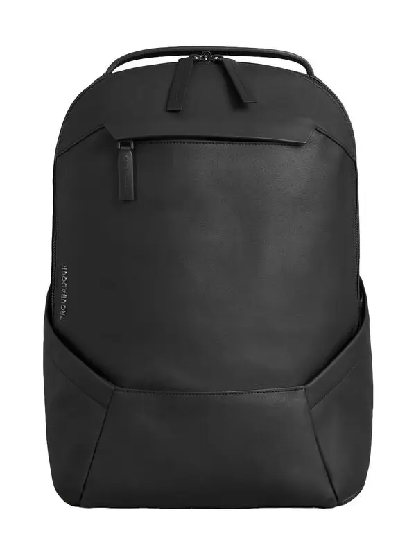 TROUBADOUR Apex Leather Backpack - Black