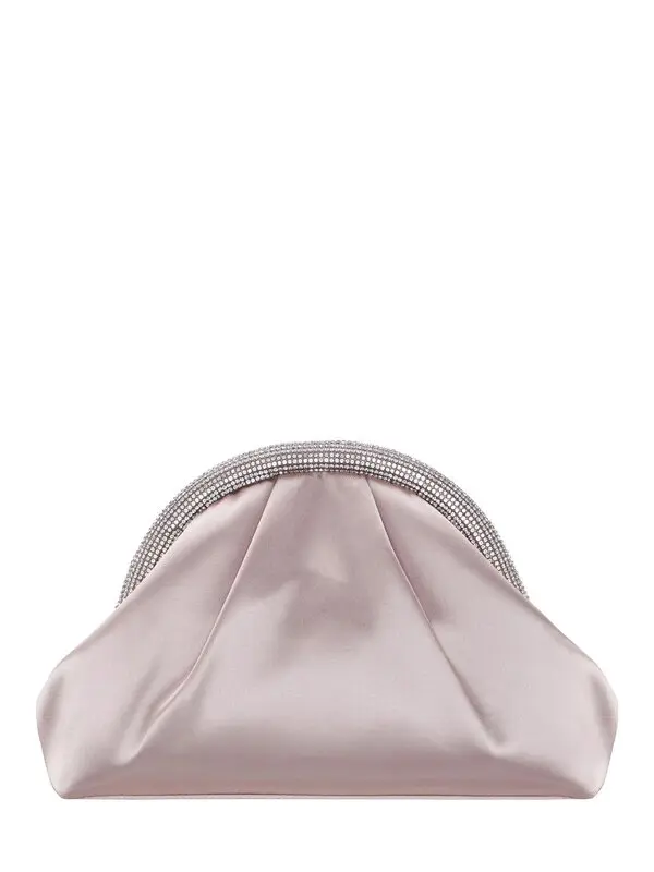 Nina Jane Frame Clutch - Pearl Rose