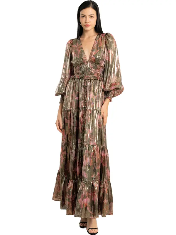 Yumi Kim Frida Maxi Dress - Metallic