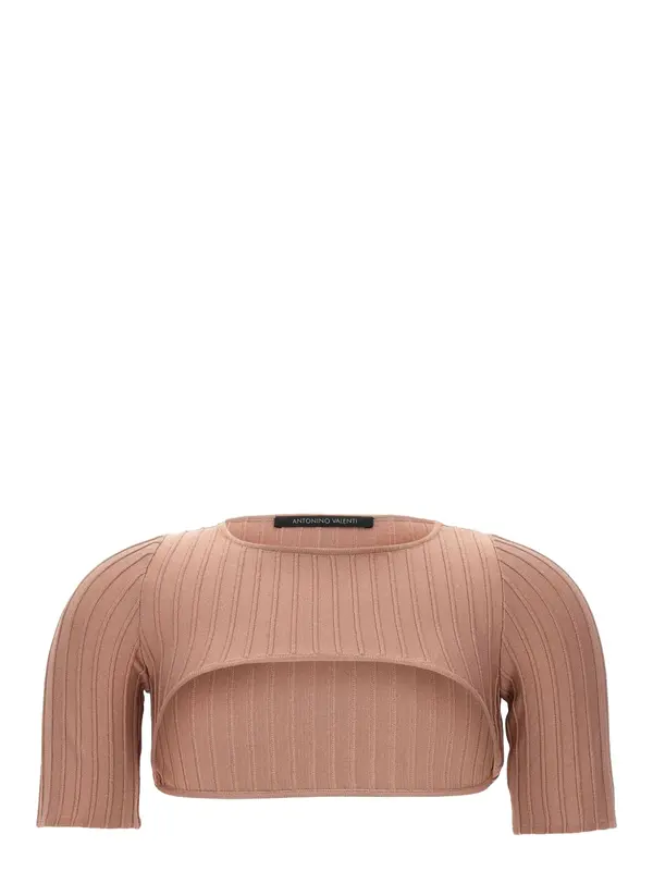 ANTONINO VALENTI Alka Top - Neutrals