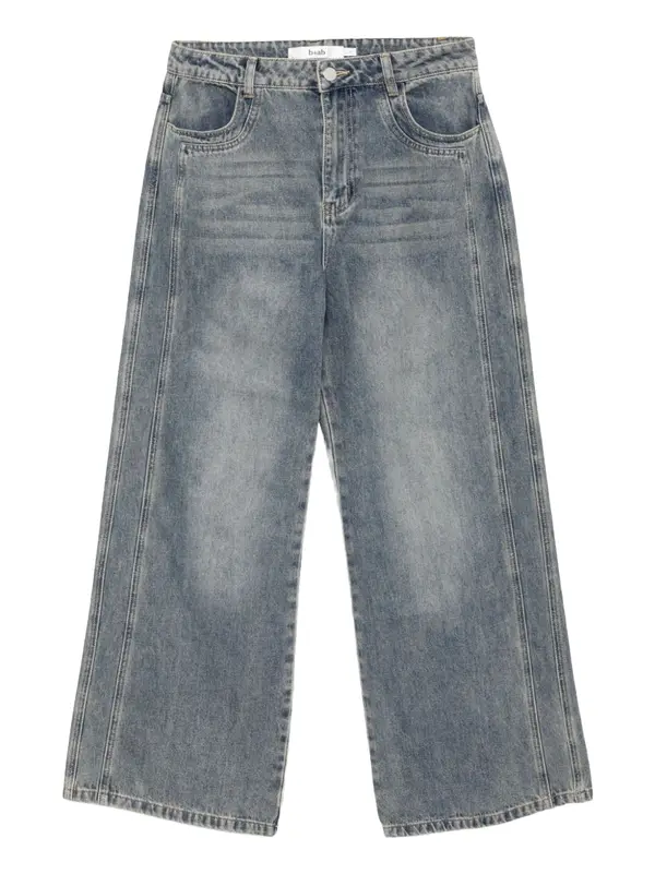 B+AB Panelled Jeans - Blue