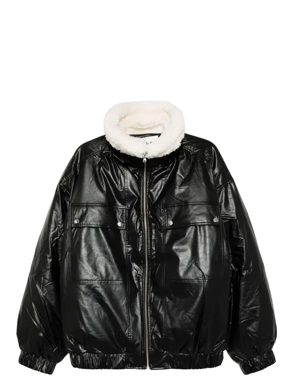 B+AB Faux Leather Jacket - Black