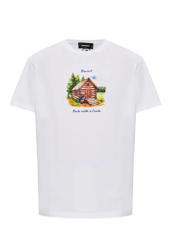 Dsquared2 Printed T-shirt - White
