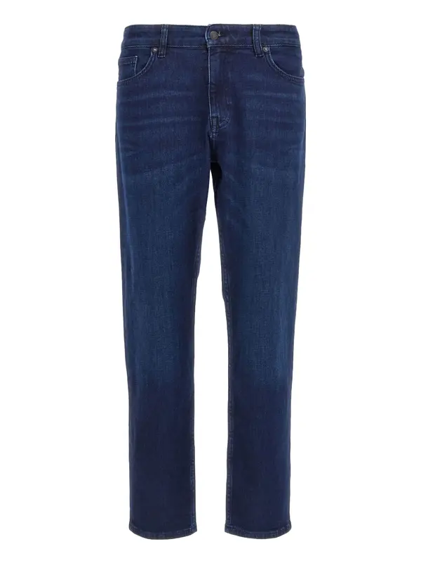 BOSS Delaware Straight Leg Jeans - Blue