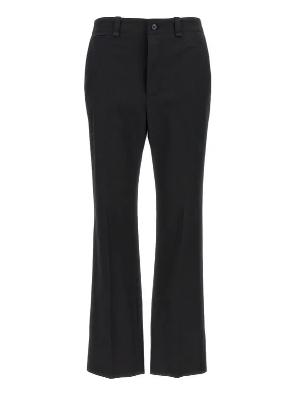 Saint Laurent Flared Trousers - Black