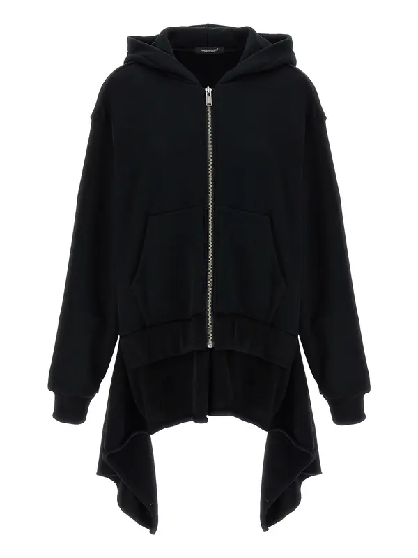 UNDERCOVERISM Two-material Hoodie - Black