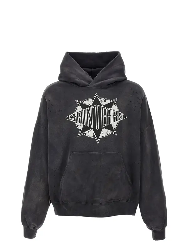 SAINT MXXXXXX Ceremony' Hoodie - Gray