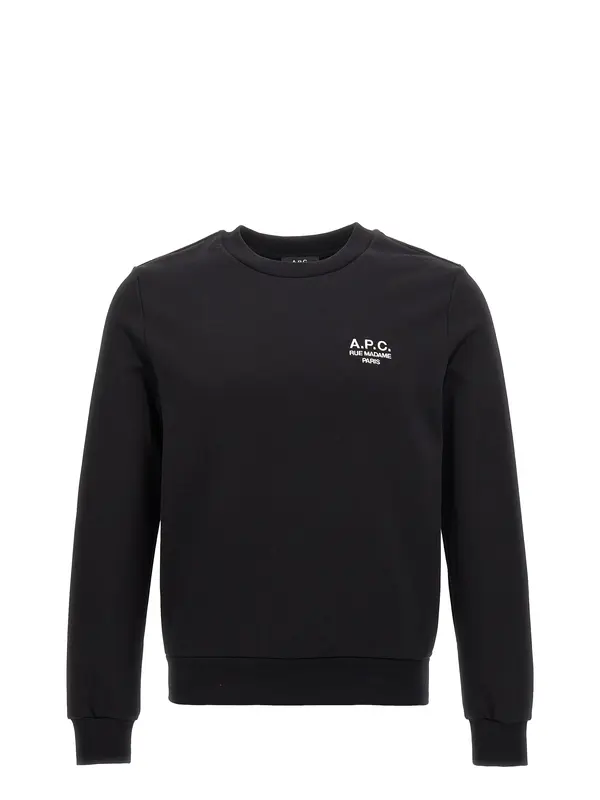 A.p.c. Rue Madame' Sweatshirt - White/black