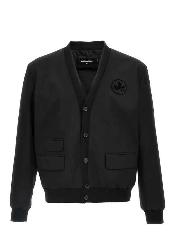 Dsquared2 Chic Worsted' Cardigan - Black