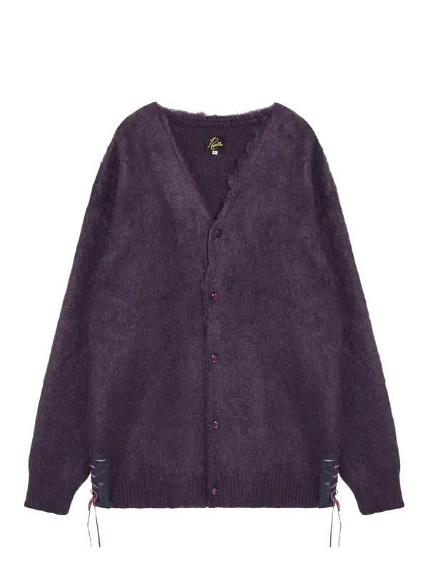 Needles Mohair Blend Cardigan - Purple