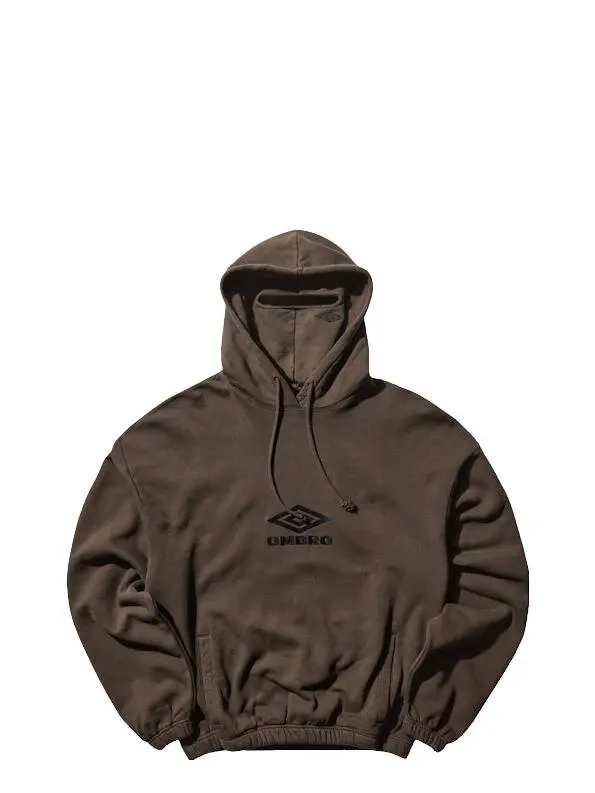 UMBRO X Slam Jam Masked Hoodie - Dark Brown