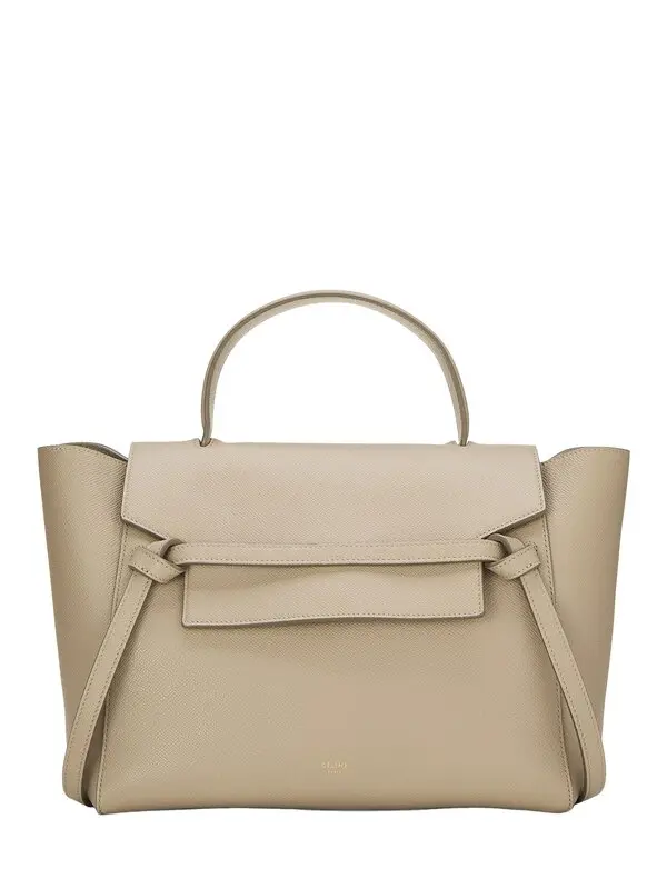 Celine Grained Calfskin Belt Bag - Beige