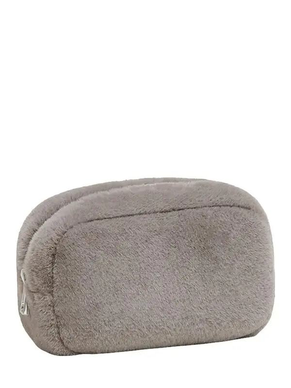 Apparis Noor Faux Fur Pouch - Granite