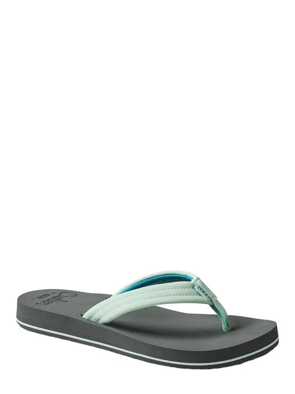 Reef Cushion Breeze Flip Flop - Grey/ Mint