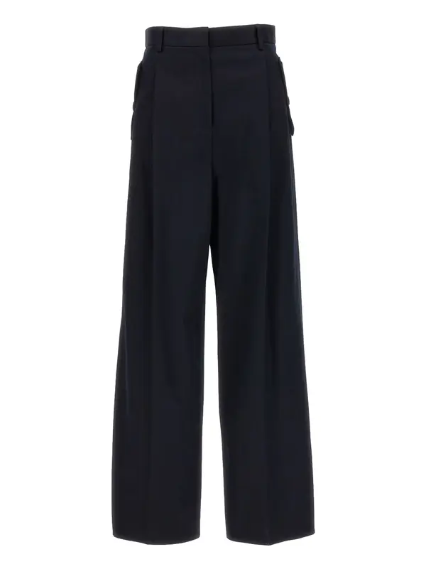 LANVIN Wide-leg Trousers - Blue
