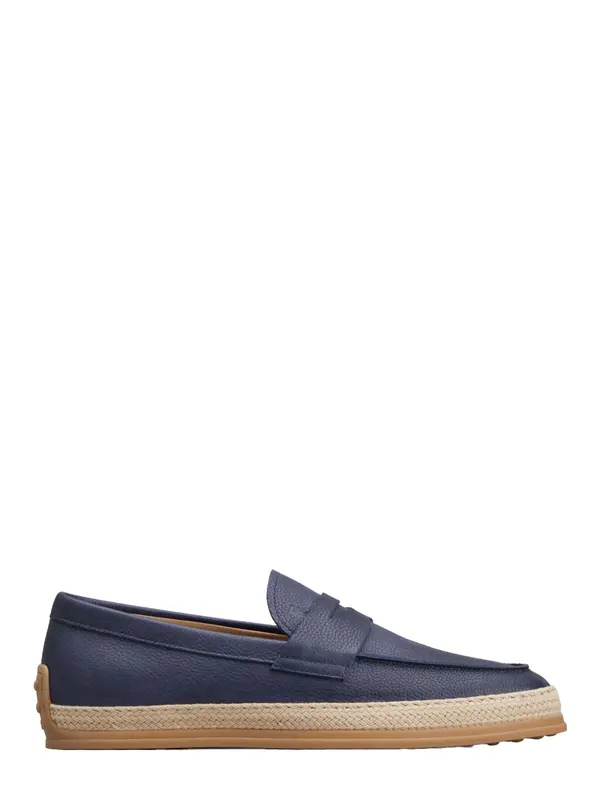 TOD'S Leather Loafers - Blue