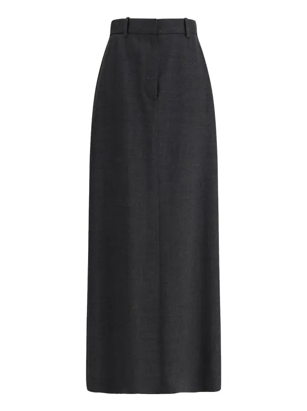 THE ROW Gonna Roux Maxi Skirt - Grey