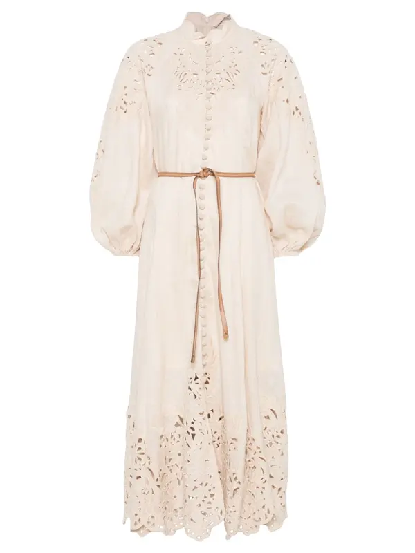 Zimmermann Wylie Maxi Dress - Neutrals