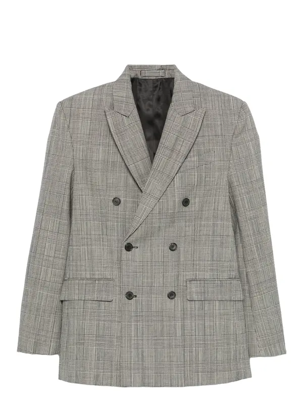 Wardrobe.NYC Prince Of Wales-check Blazer - Neutrals