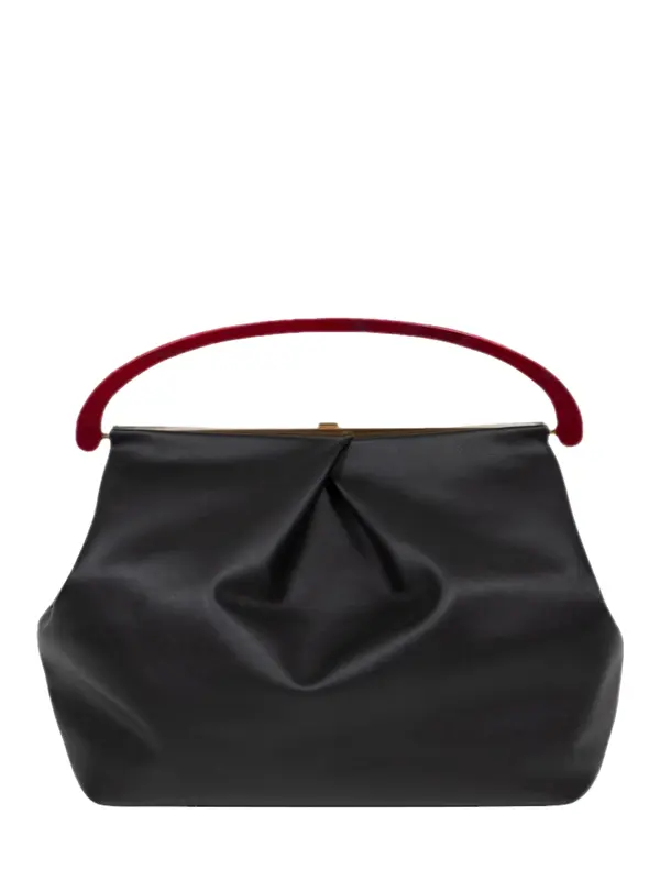 Dries Van Noten Leather Top-handle Bag - Black