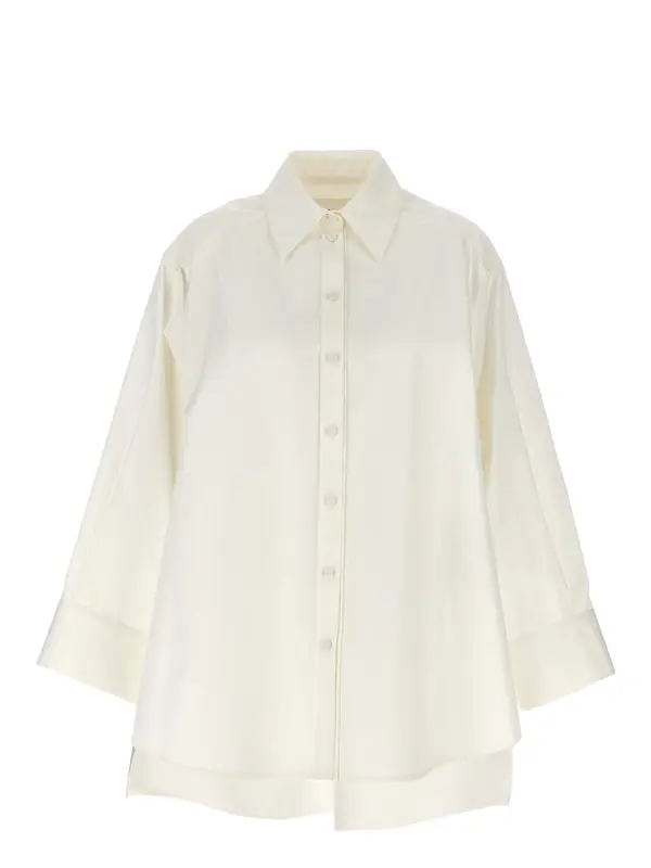 JIL SANDER Cut-out Armhole Shirt - White
