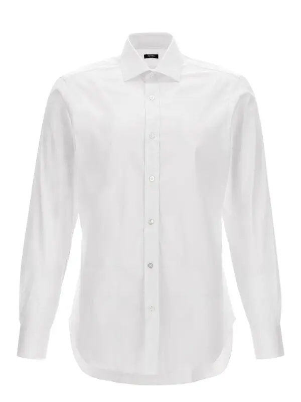 BARBA NAPOLI Poplin Shirt - White