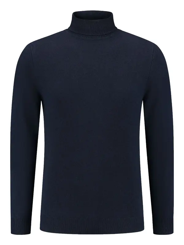 Fedeli Turtleneck Sweater - Blue